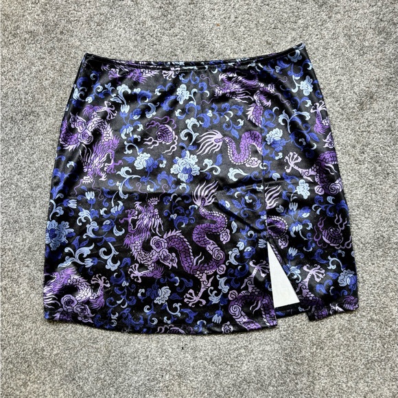 Motel Rocks | Skirts | Motel Rocks Dragon Slit Skirt | Poshmark